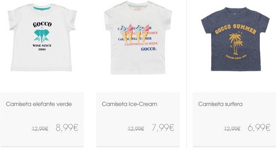 Gocco online: rebajas 2016 en moda de bebé, niño y niña
